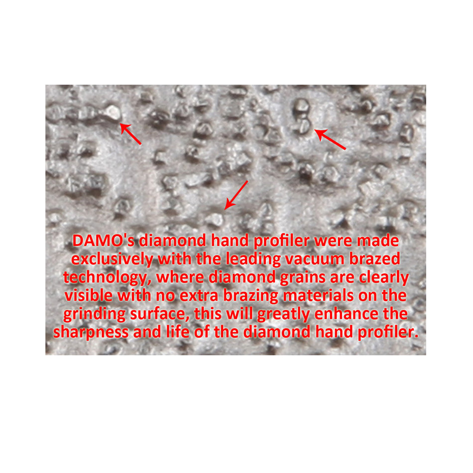 Demi Bullnose & Half Bullnose Diamond Hand Profile Wheel, Hand Profile ...