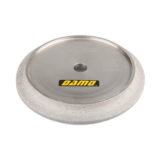6 inch Vacuum Brazed Diamond Profile Wheel for Tile Saw 3/8 inch Demi ...
